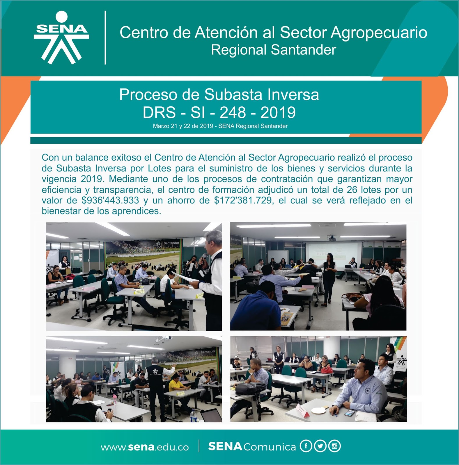 Centro de Atención al Sector Agropecuario - SENA Regional Santander ...
