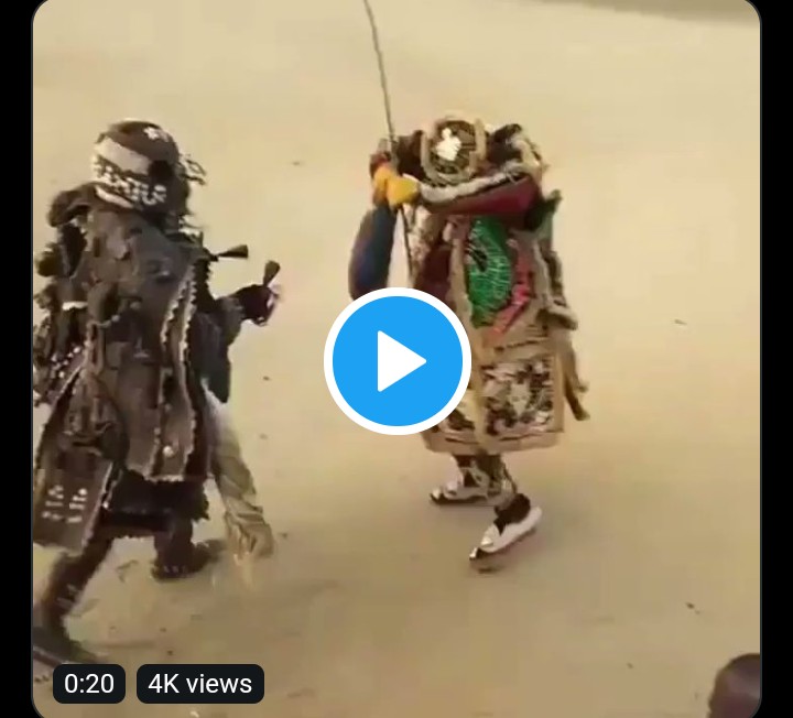 Ara Orun “Heavenly Being” Masquerade Doing The Gbese Zanku Gbe Bodi Dance