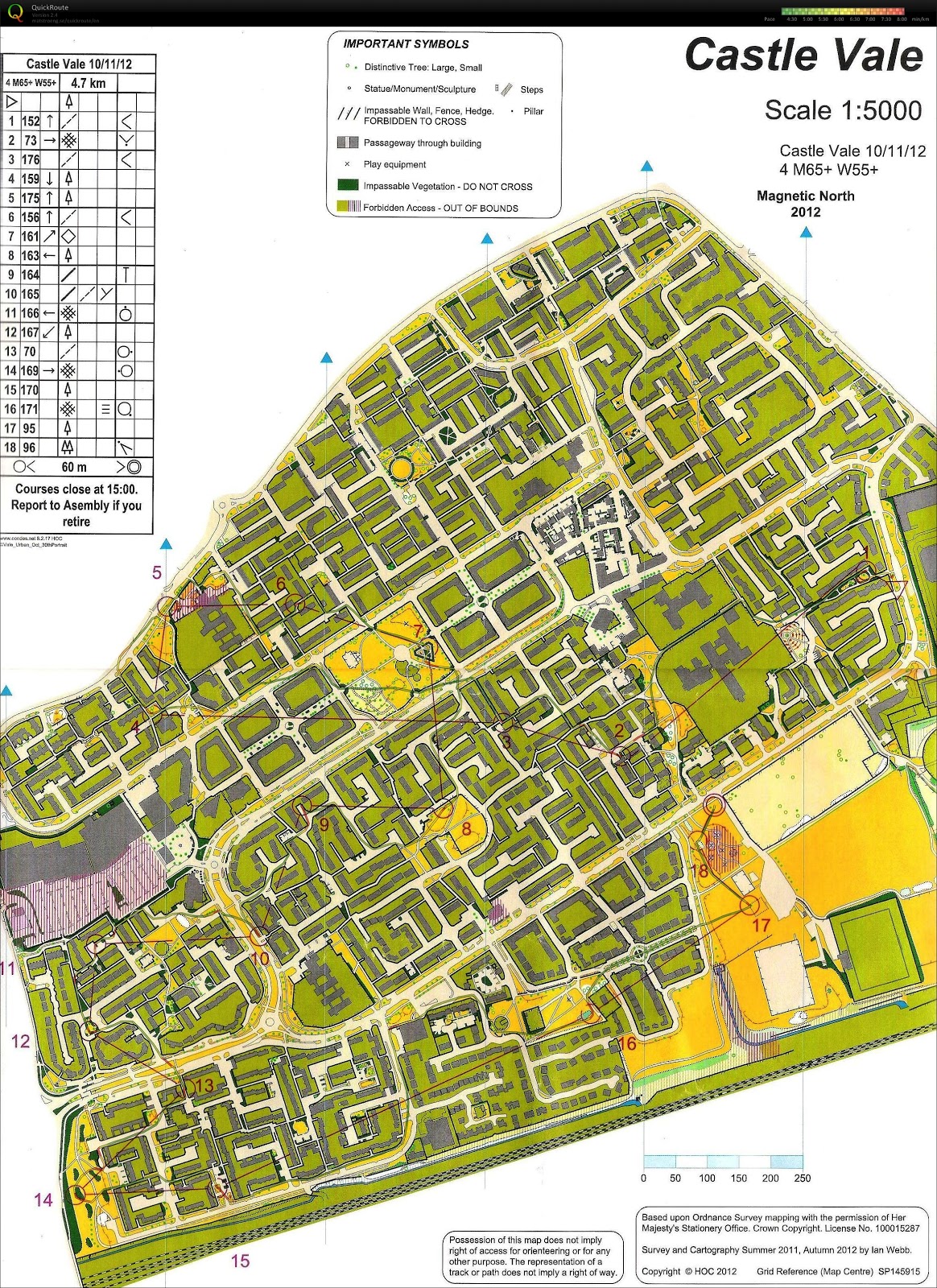 Orientēšanās kartes: Castle Vale (Birmingham)