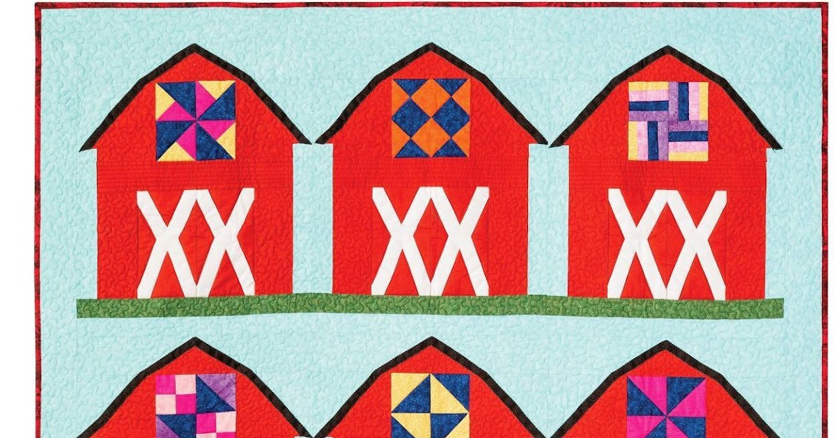 Masterpiece Quilting: Little Red Barn Quilt in Autumn 2021 issue of ...