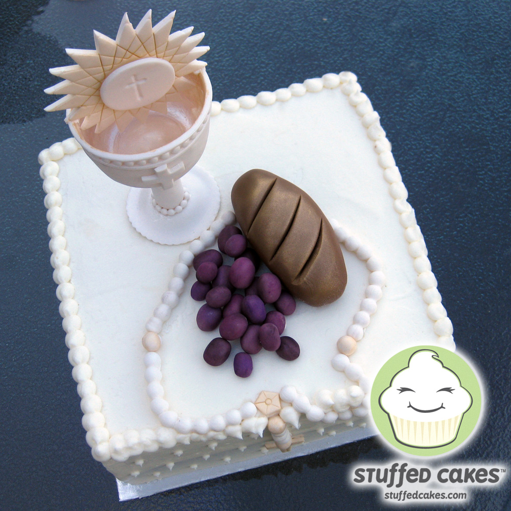 Stuffed Cakes: First Communion Cake