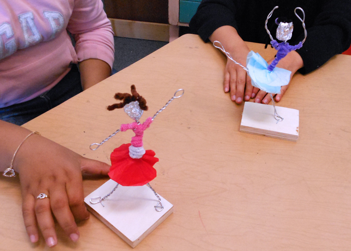 Earl Warren Arts: Fifth Grade: Wire Figures