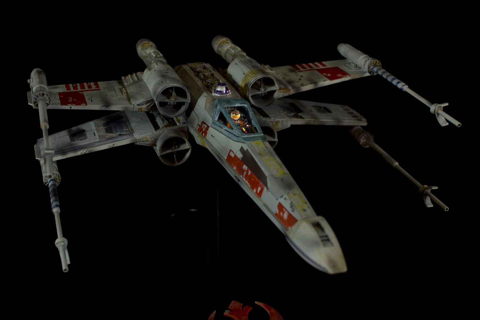 Bandai 1/48 scale X-Wing Model Build: Part X Final reveal of finished X ...