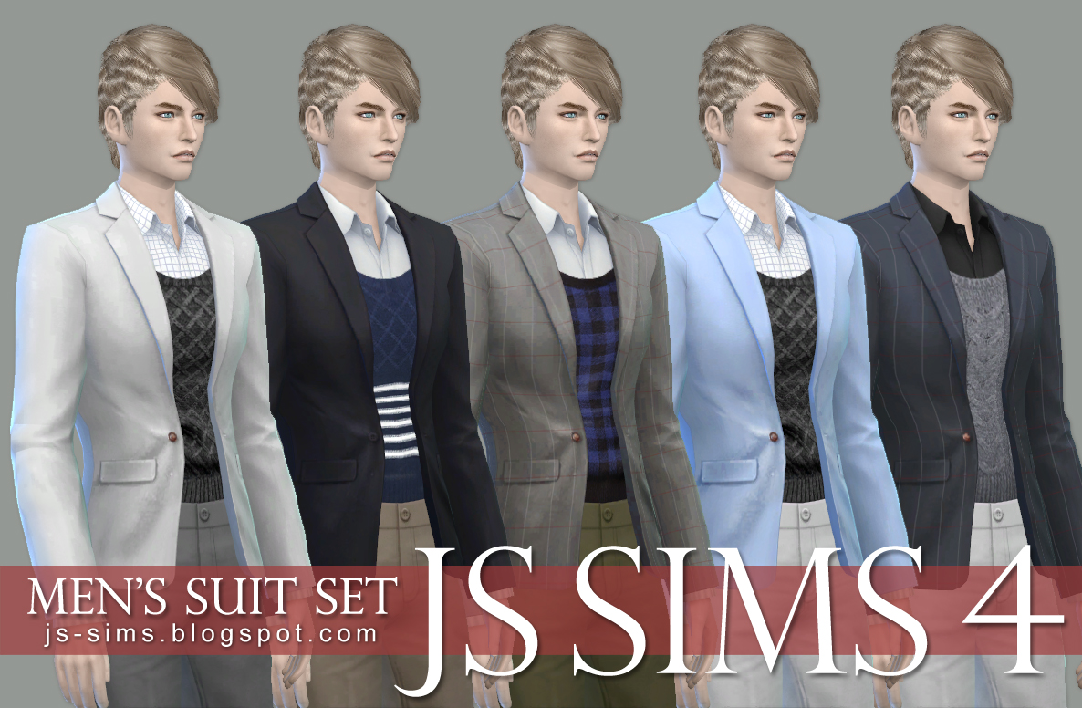 [JS SIMS 4] Men's Suit Set－JS SIMS｜痞客邦