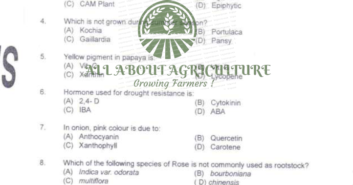 ICAR AIEEA Official Question Papers Download Pdf & Previous Year Question Paper Download ...