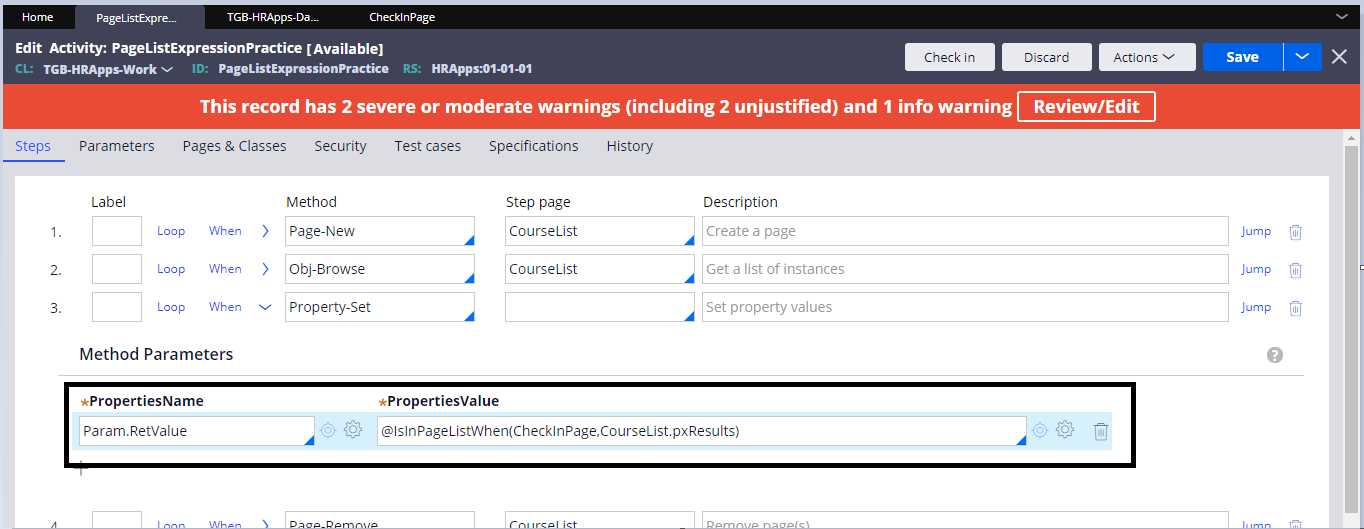Pega Learnings: Page List expression Part 2
