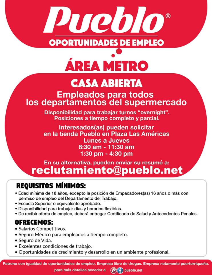 Ahorros Diarios Usando Cupones: Oportunidades de Empleo - Puerto Rico