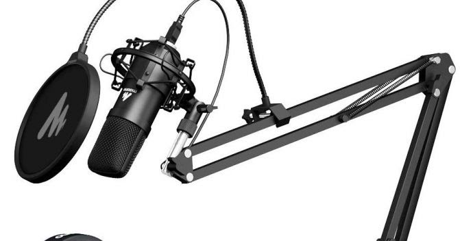 MAONO A04H Vocal Condenser Cardioid USB Microphone Studio Setup With ...