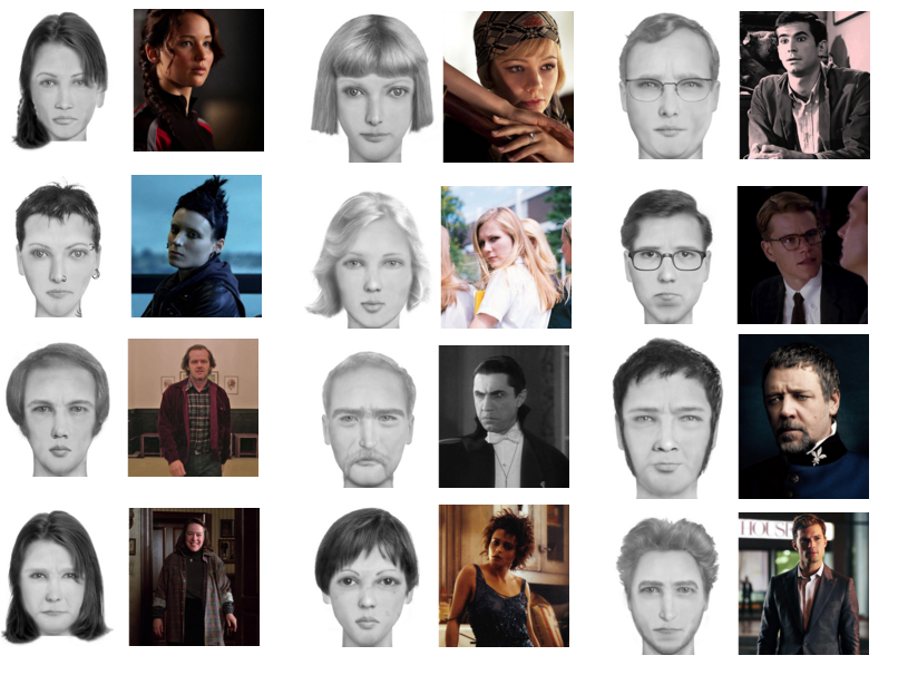 Dead 2 Rights: An artist has created composite sketches of some famous ...