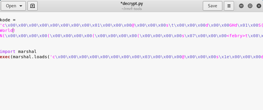 Marshall Python Decrypt Tool - ItsZami - Learning To Add Insight