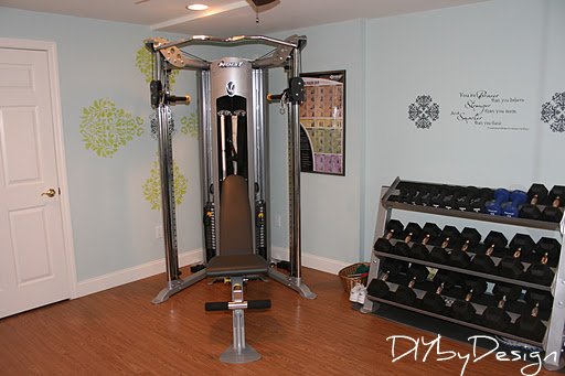 DIY by Design: Home Gym Reveal and Giveaway