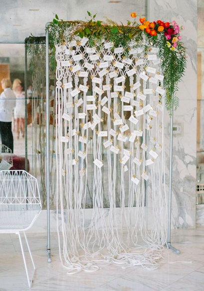 Ideas en macramé para decorar tus fiestas | Decoración