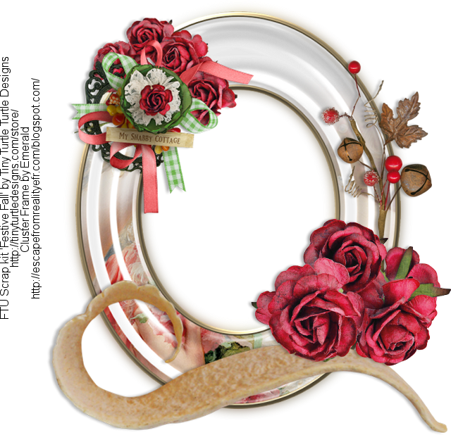 Escape From Reality Blog: FTU "Festive Fall" Clusters & Cluster Frames