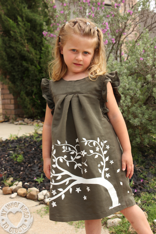 My Inner Need to Create...: Handpainted Upcycled Earth Day Dress...