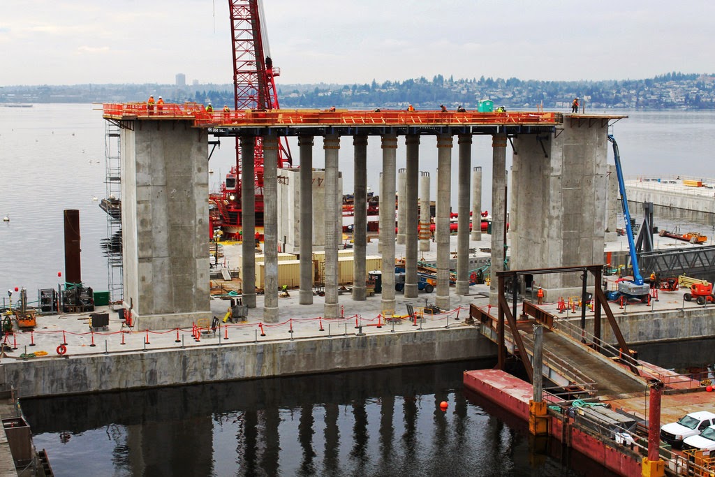 VISIONS DE CHANTIERS: SR 520 Seattle "floating bridge" (suite 51)