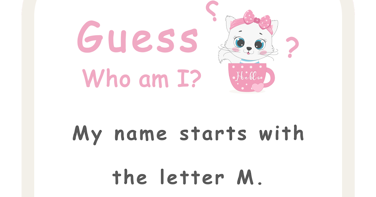 Guessing for Kids - Who am I? - I am a monkey
