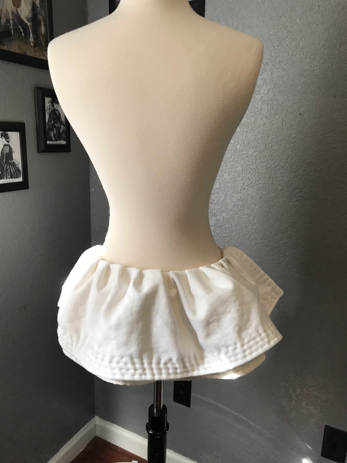 A Time in History: 1830's Bustle, aka "The Butt Ruffle"