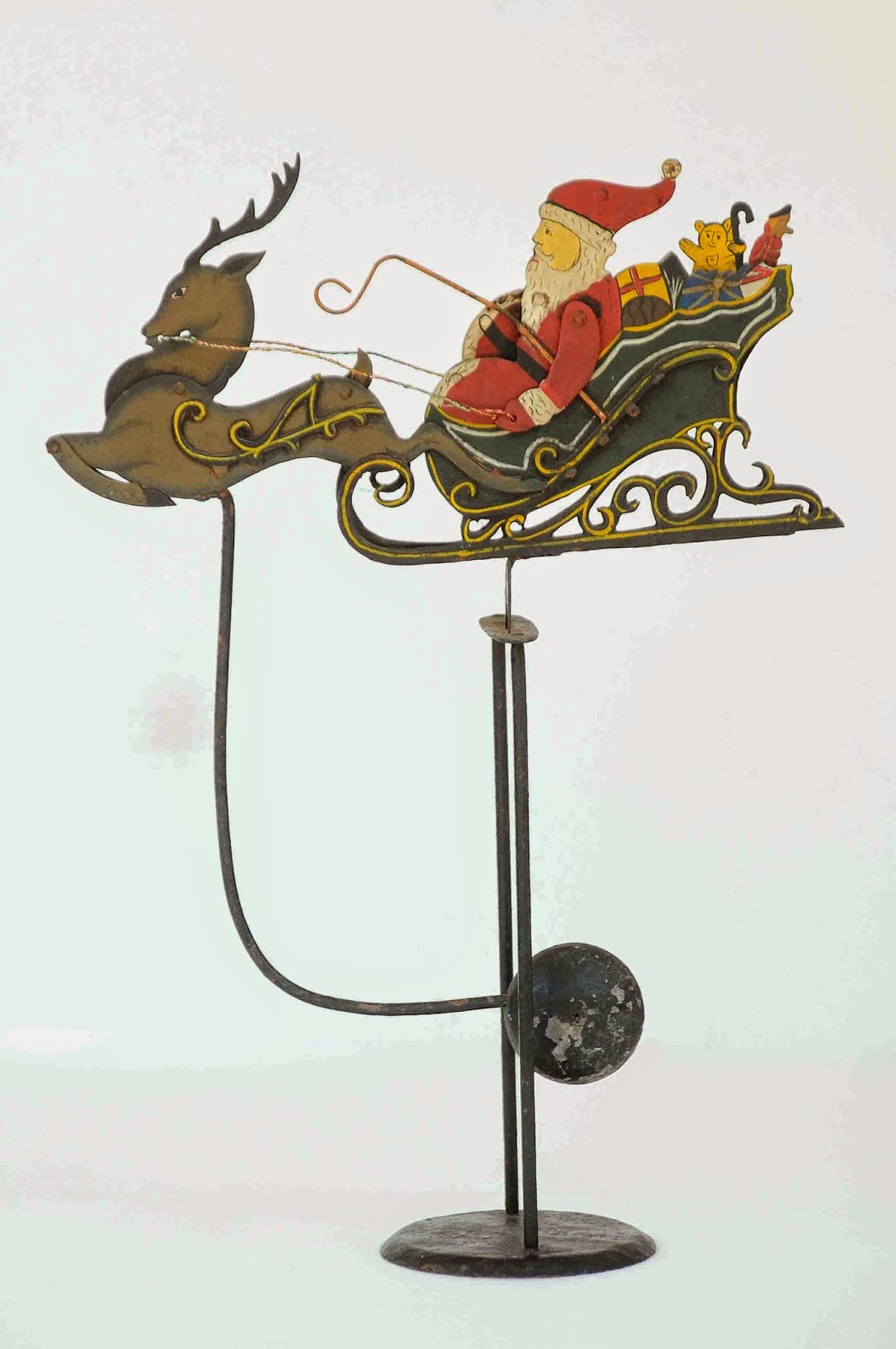 Old Vintage Gallery: Antique Santa Balancing Toy