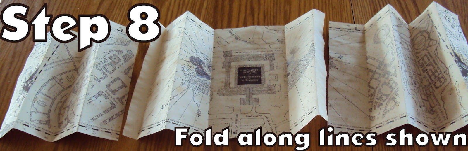 Harry Potter Paraphernalia: Marauder's Map: Inside and Outside