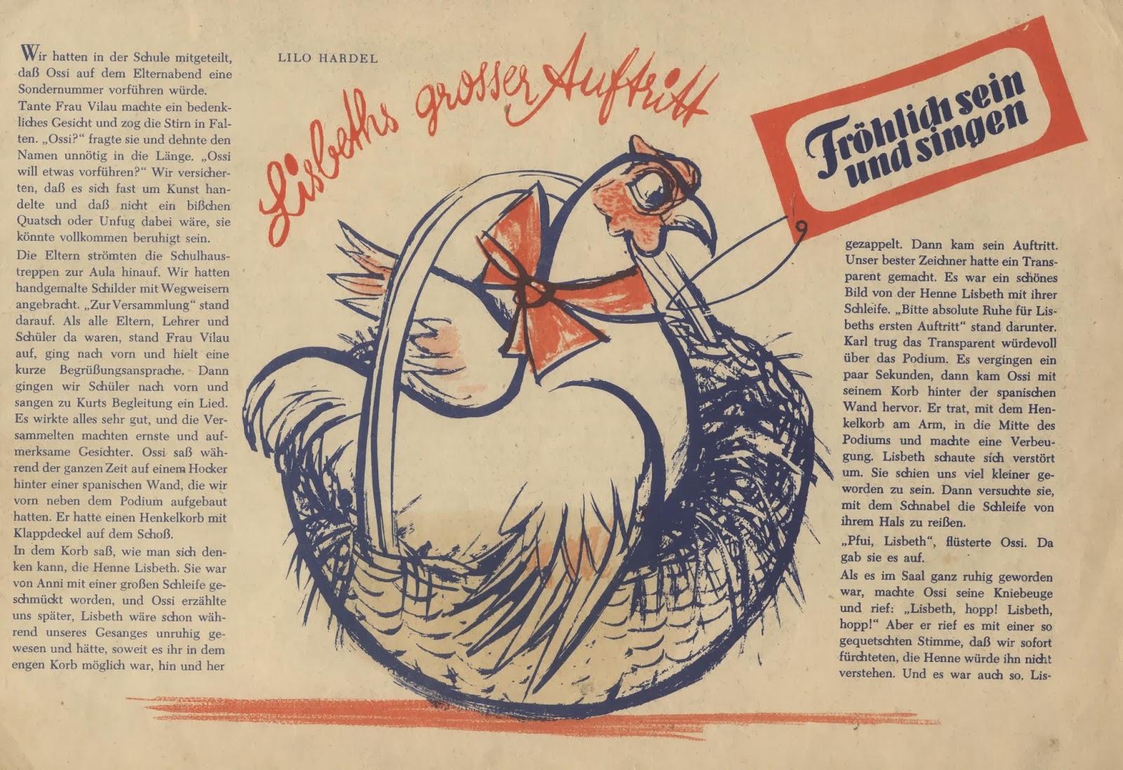 Altes und Neues von Bernd Nowack, Dessau: "Fröhlich sein und singen ...