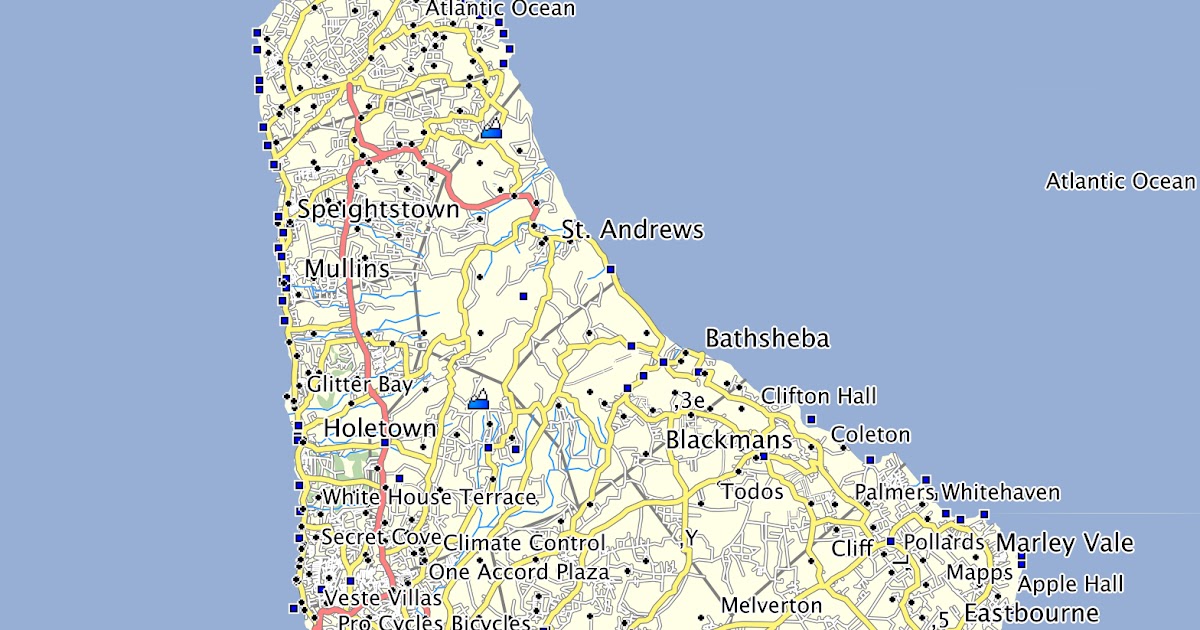 GPSTravelMaps.com: Barbados GPS Map - Highly Accurate and Affordable