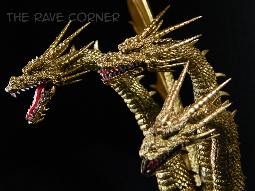 The Rave Corner: S.H. MonsterArts King Ghidorah Figure Review