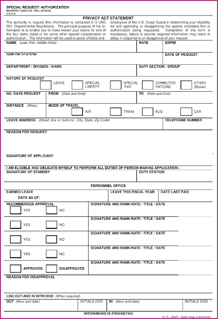 Take a Trip on a Survey Ship: USNS Michelson: Special Request Chit