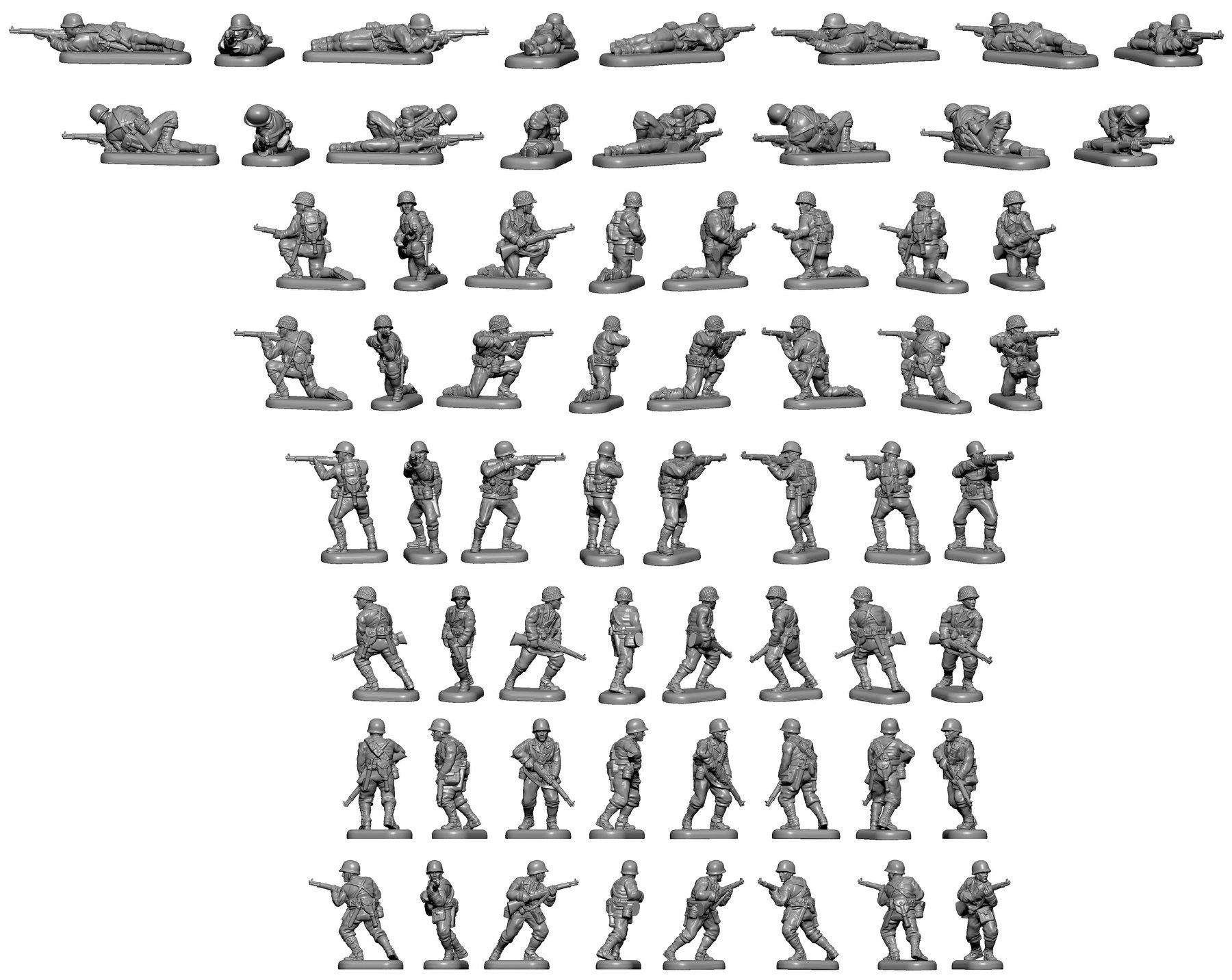 Wargame News and Terrain: Victrix: New Plastic 12mm US Infantry Released