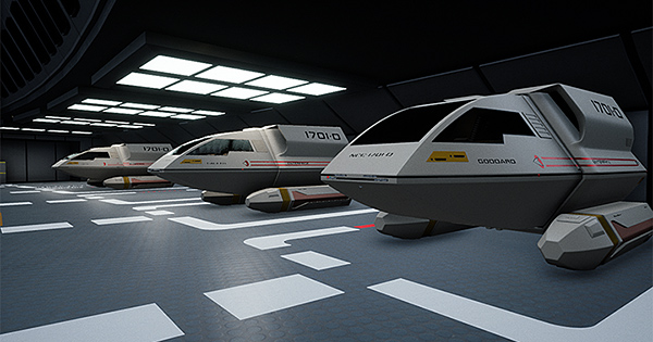 USS Enterprise-D Real-Time Star Trek Series: Auxiliary Vessels