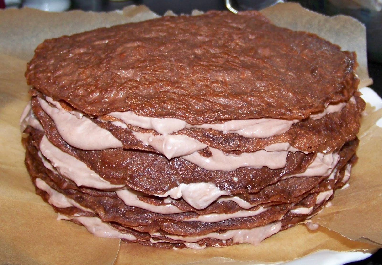 Sugar & Spice in the land of Balls & Sticks: Chocolate Crepe Cake