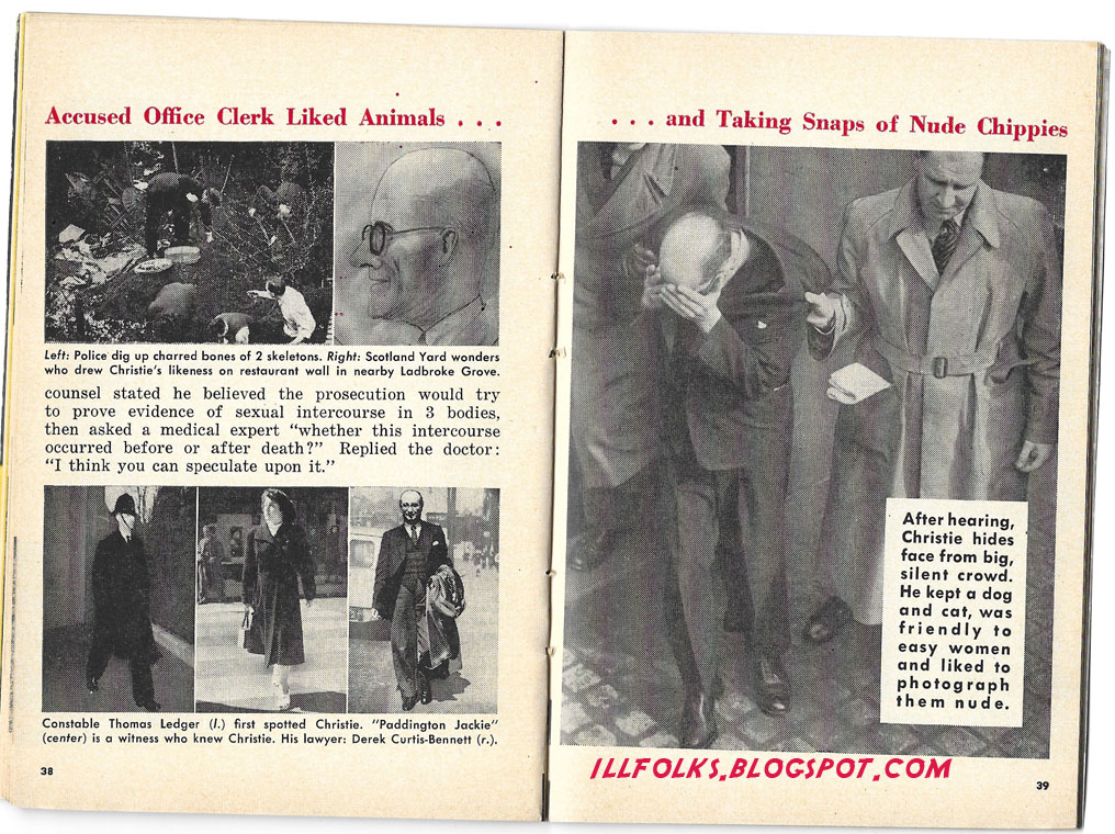 Ill Folks: TIM EVANS WAS EXECUTED -- "CHRISTIE WAS THE MURDERER, AND ...