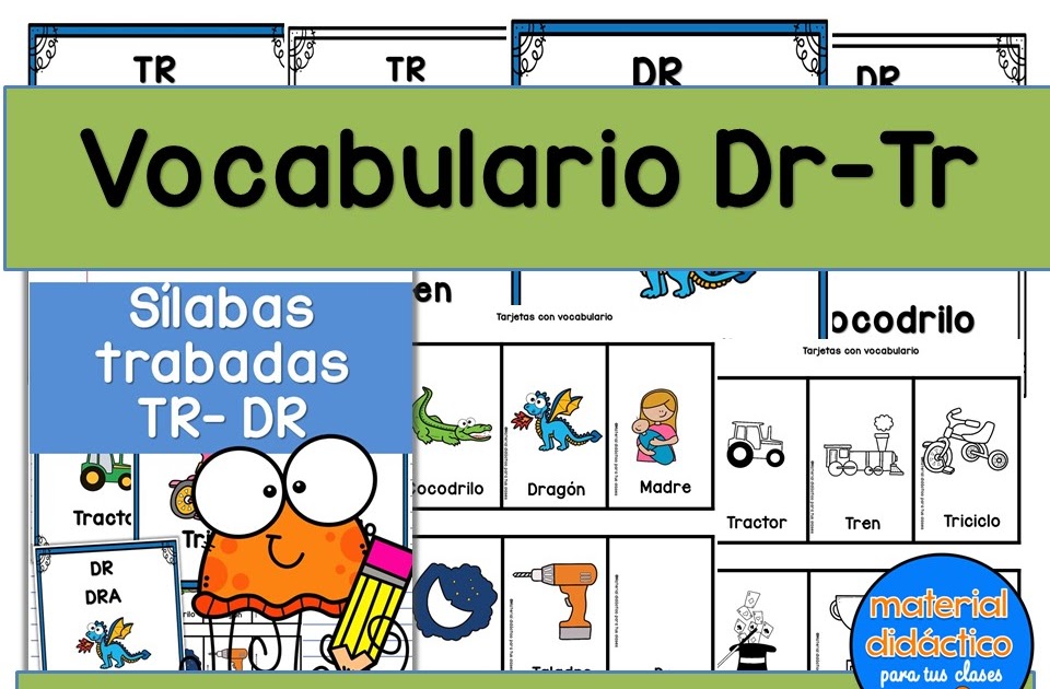 Sílabas DR-TR - Material Didactico para tus clases