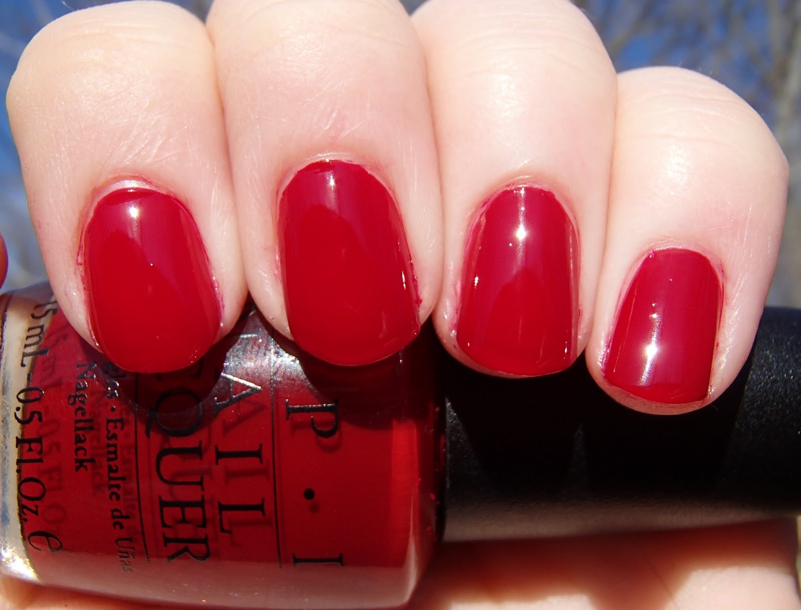 Never Without Polish Stash Swatch Initiative Opi Got The Blues For Red