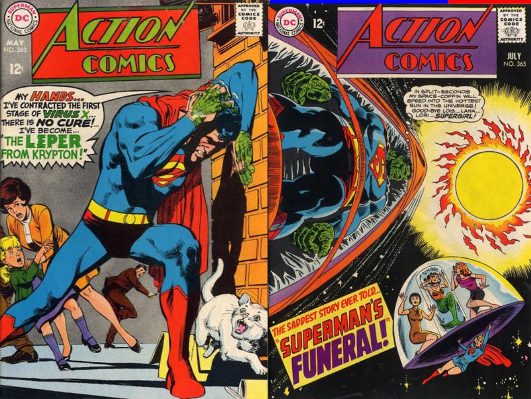 Dave's Comic Heroes Blog: Superman Gets Sick: The Last Days Of Superman