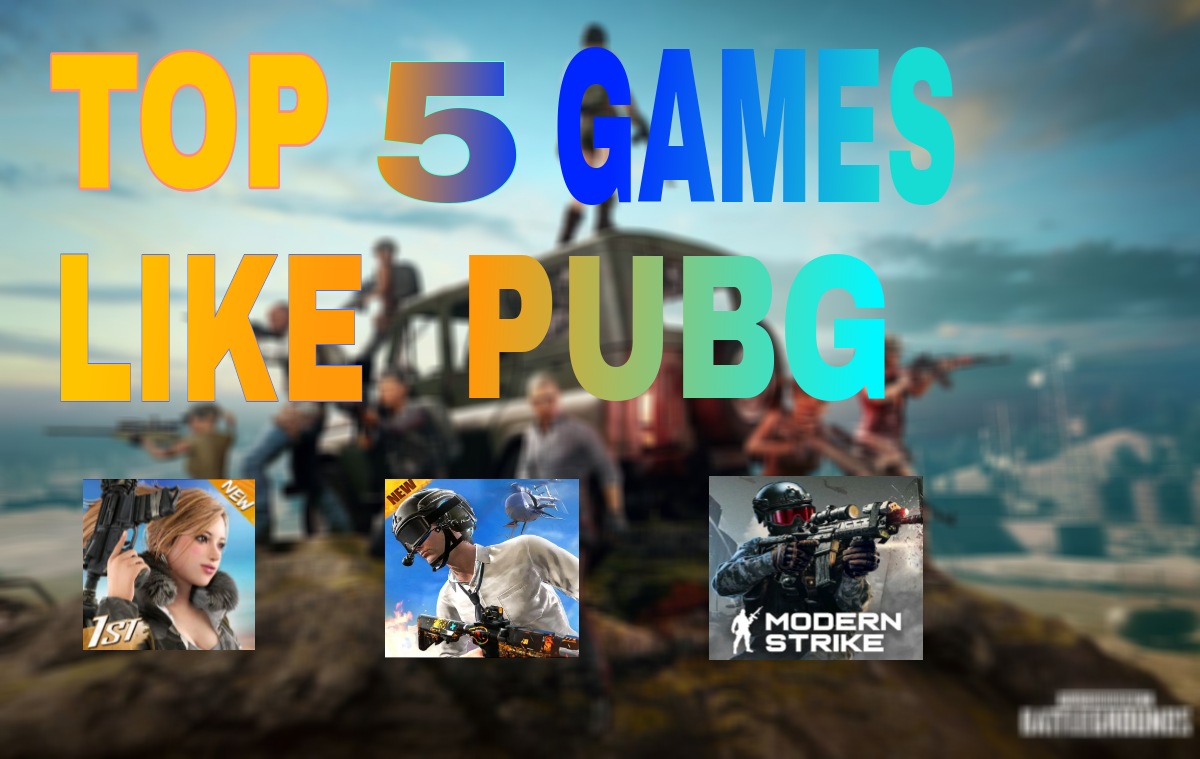 Top 5 online games like "PUBG" under 500mb📱