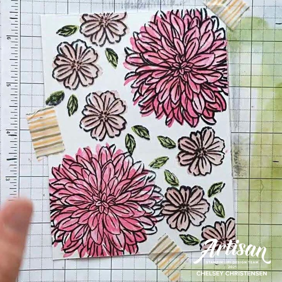 Creative Chelsey: Delicate Dahlias Stamp Set - How to Create A Magic ...