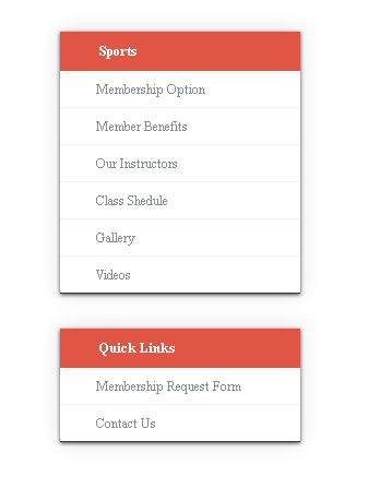 Simple Side menu using css
