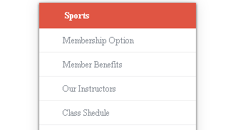Simple Side menu using css