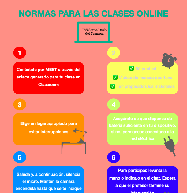 Serendipias: NORMAS PARA LA REALIZACIÓN DE VIDEOLLAMADAS