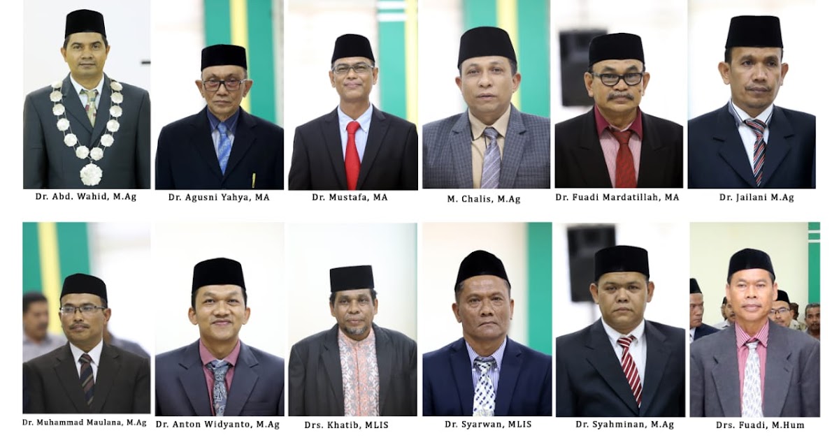Rektor UIN Ar-Raniry Lantik 12 Pejabat Baru