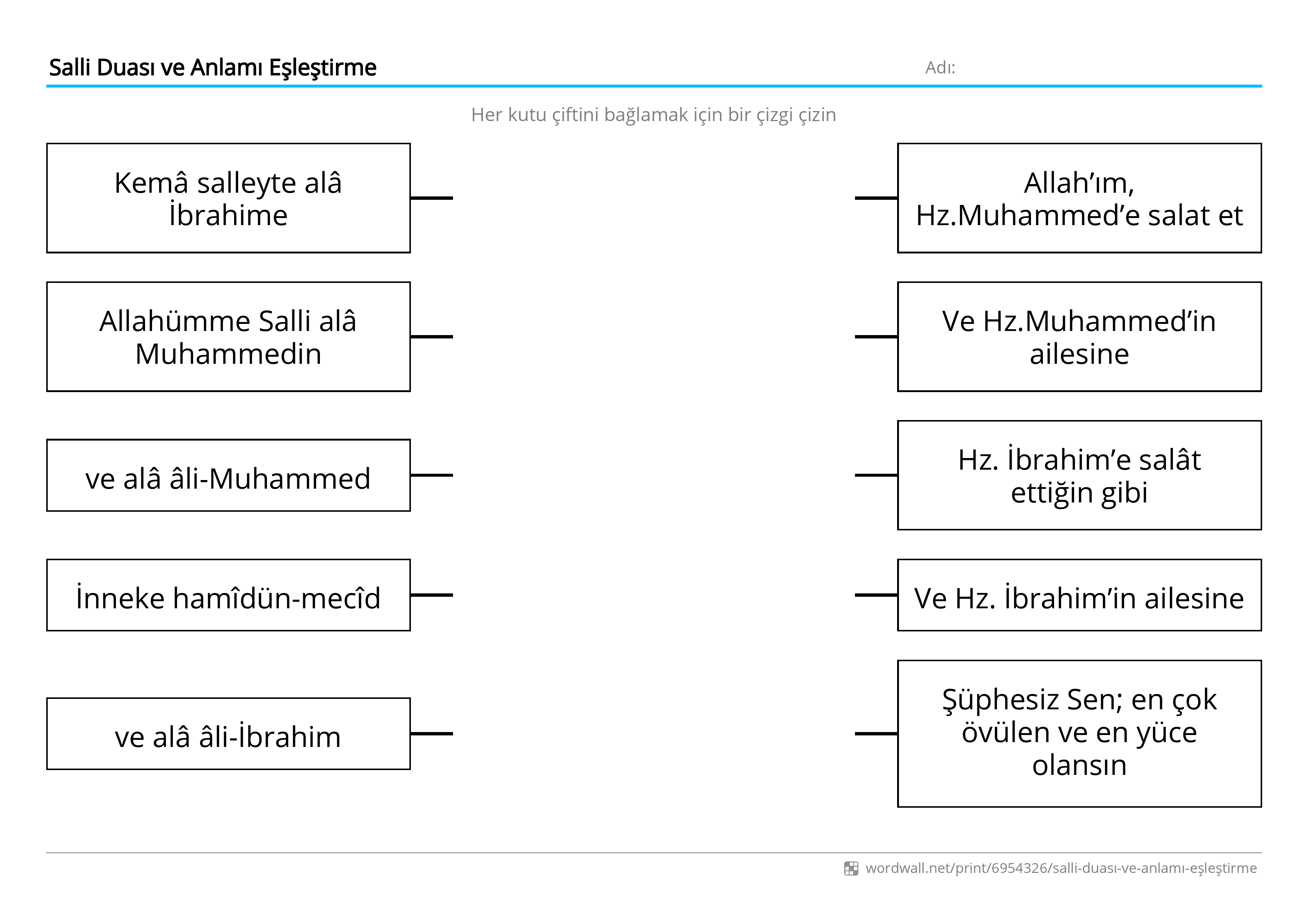 DinDersiOyun.com: Salli-Barik Duaları Etkinlikleri