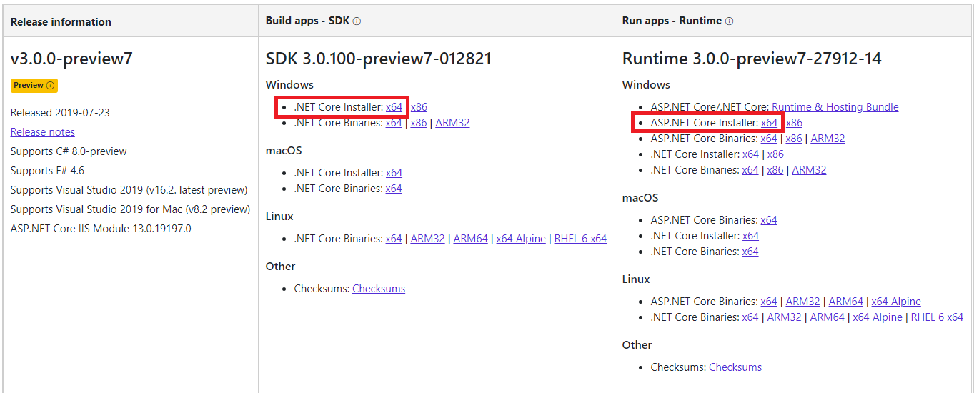 Enable .NET Core 3.0 Preview 7 on Visual Studio 2019 Enable .NET Core 3.0 Preview 7 on Visual Studio 2019