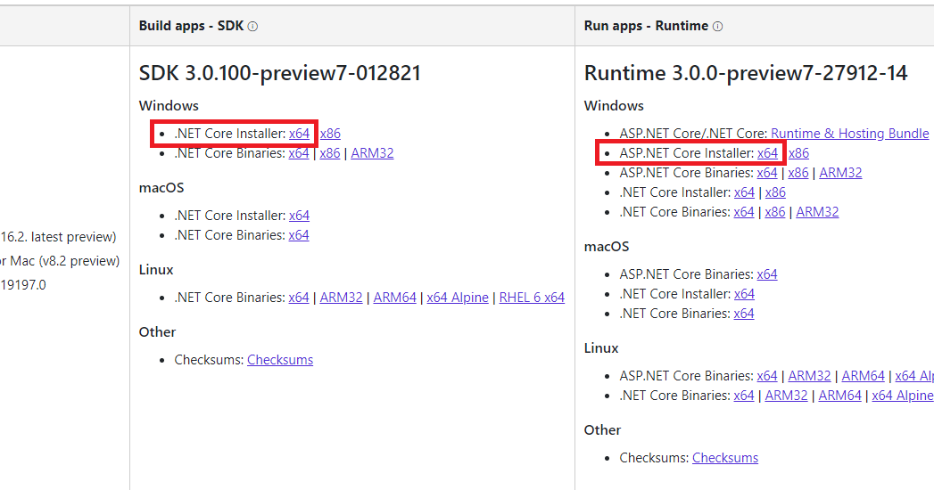 Enable .NET Core 3.0 Preview 7 on Visual Studio 2019