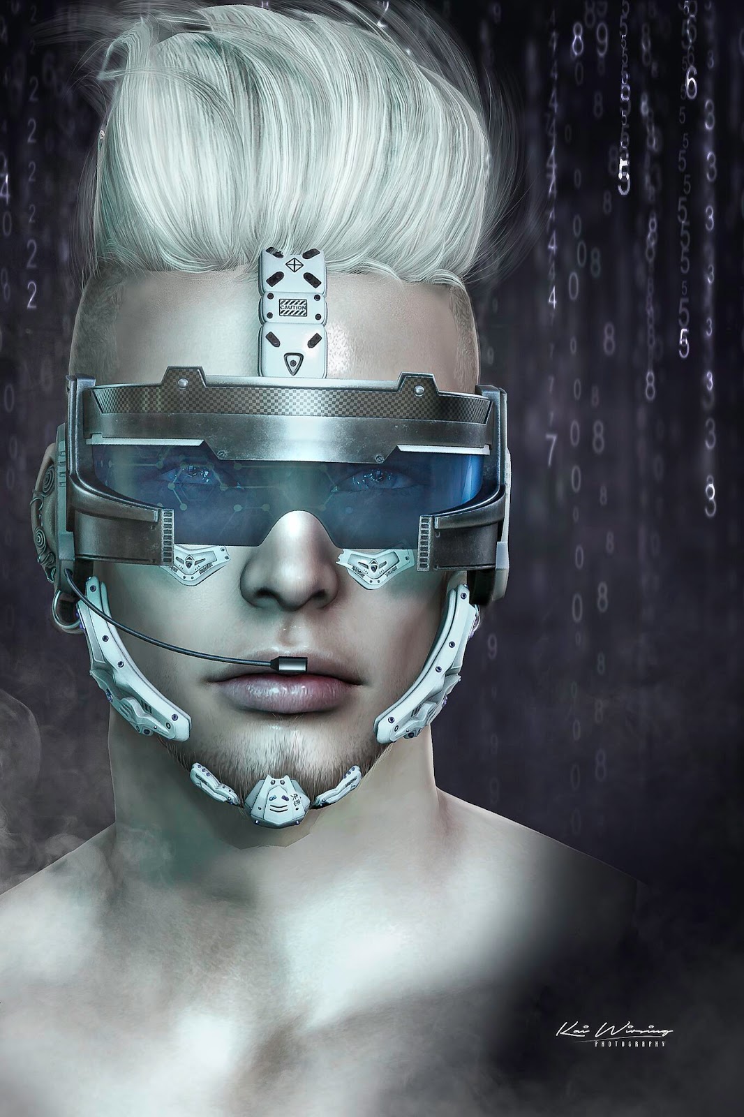 Bauhaus - 8 Bits Cyber Shades @ Mainframe - blue...