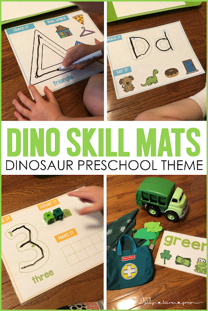 Dinosaur Preschool Activities | Lets Play.Learn.Grow