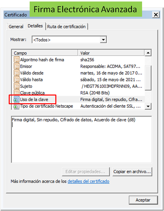 Cómo diferenciar la FIEL de un Certificado de Sello Digital