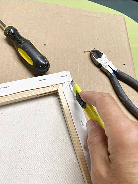 Deconstructed Art Canvas Frame