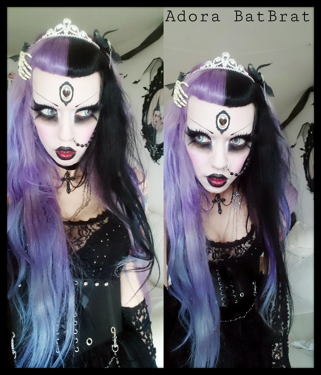 Adora BatBrat: Today's Goth look - Emo Goth