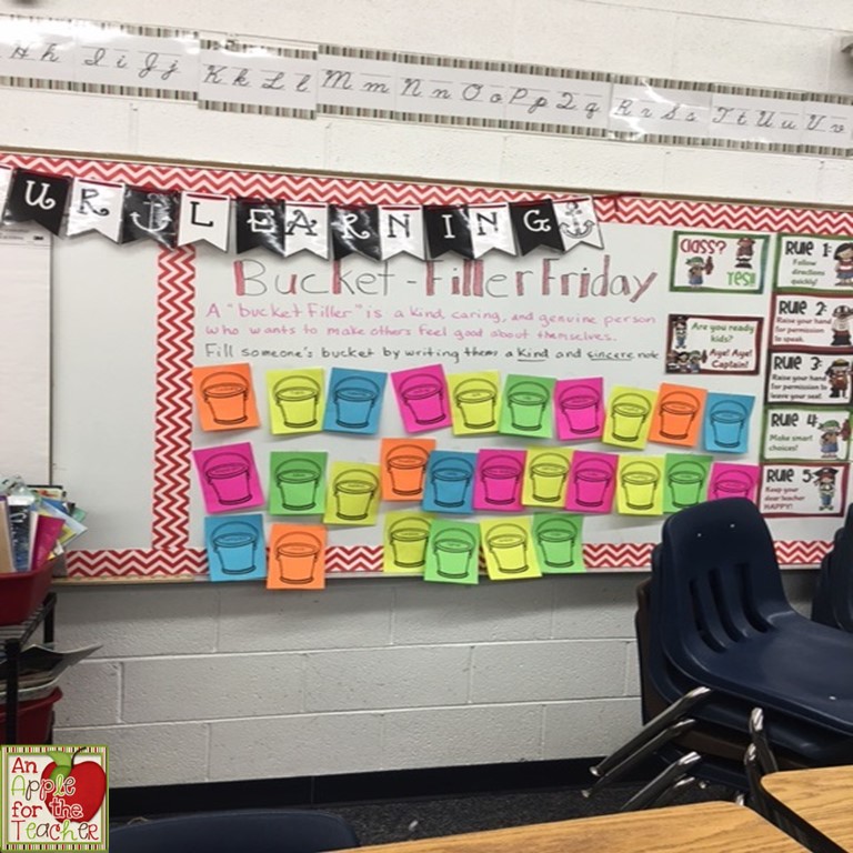 An Apple For The Teacher: Help Your Students to Be Bucket Fillers - FREEBIE