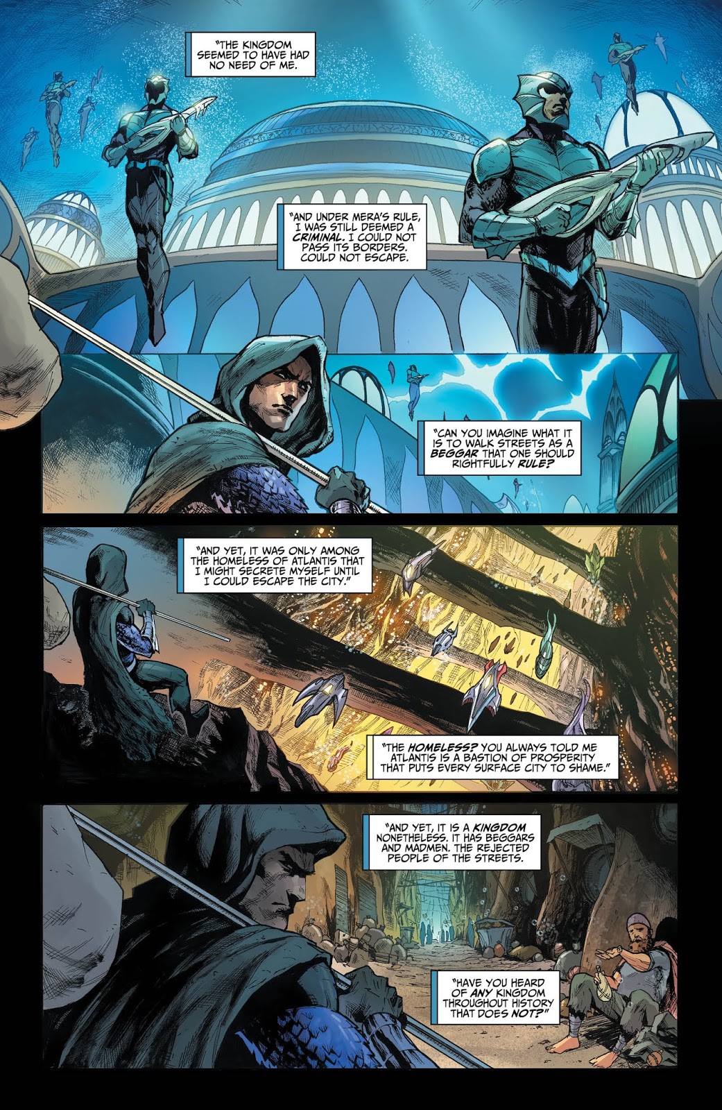 Weird Science DC Comics: PREVIEW: Ocean Master: Year of the Villain #1